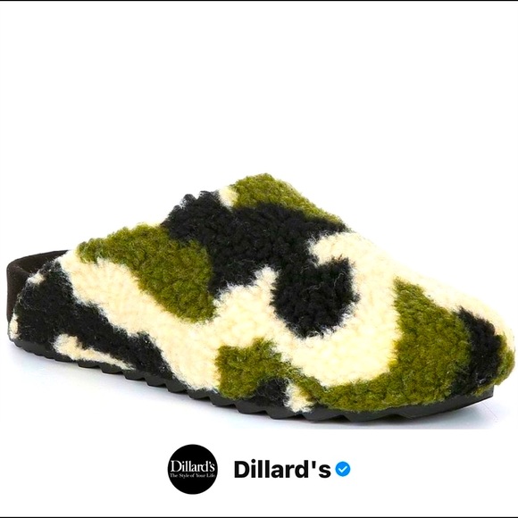 Steve Madden | Shoes | Steve Madden Camo Sherpa Mules | Poshmark